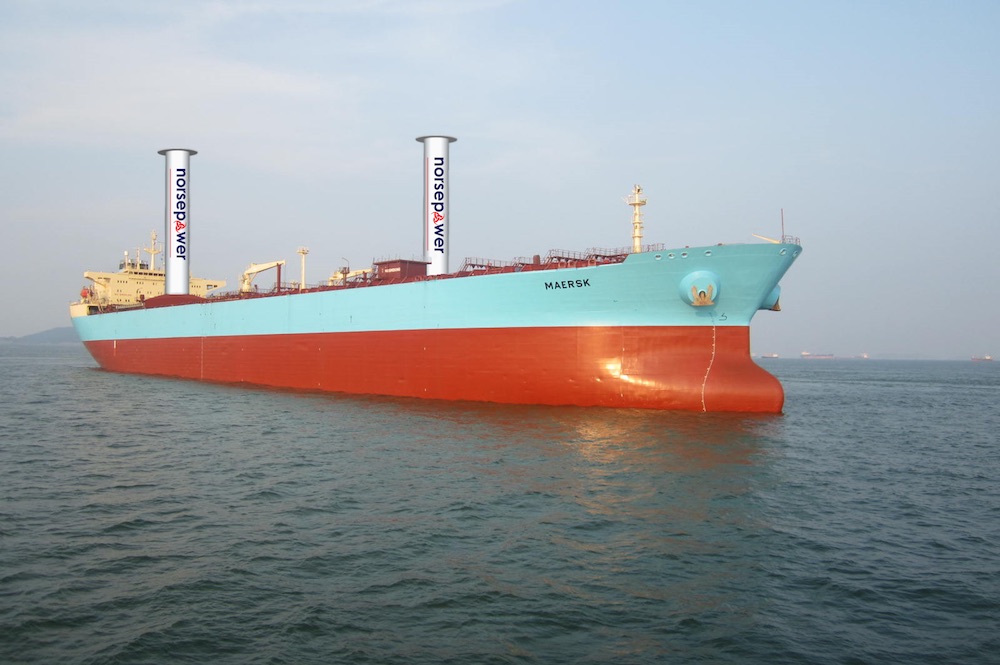 Maersk Tanker to be fitted with Flettner rotor sails - Ships & Ports