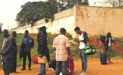 Photos: Stranded deportees from Germany and other European countries ...