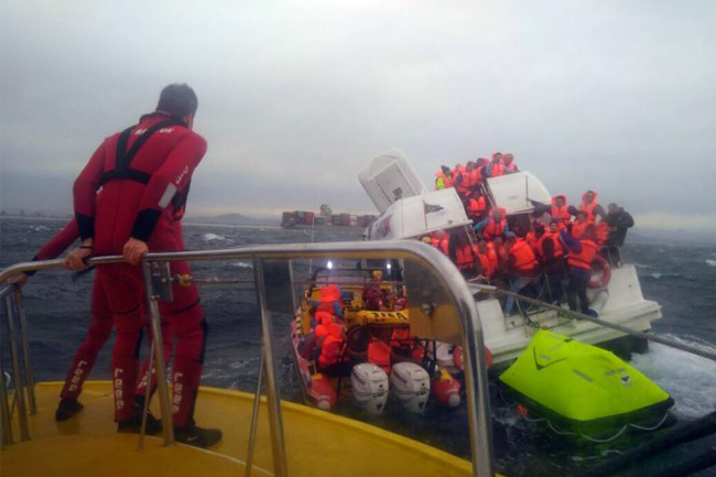 68 passengers, crew rescued from sinking ferry off South Africa - Ships ...