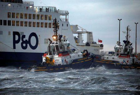Grounded ferry in Calais refloated, passengers disembarked - Ships & Ports