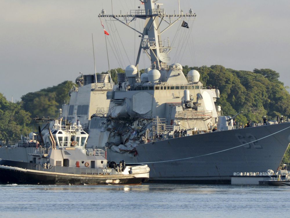 Damaged-USS-Fitzgerald-arrives-U.S.-for-repairs - Ships & Ports