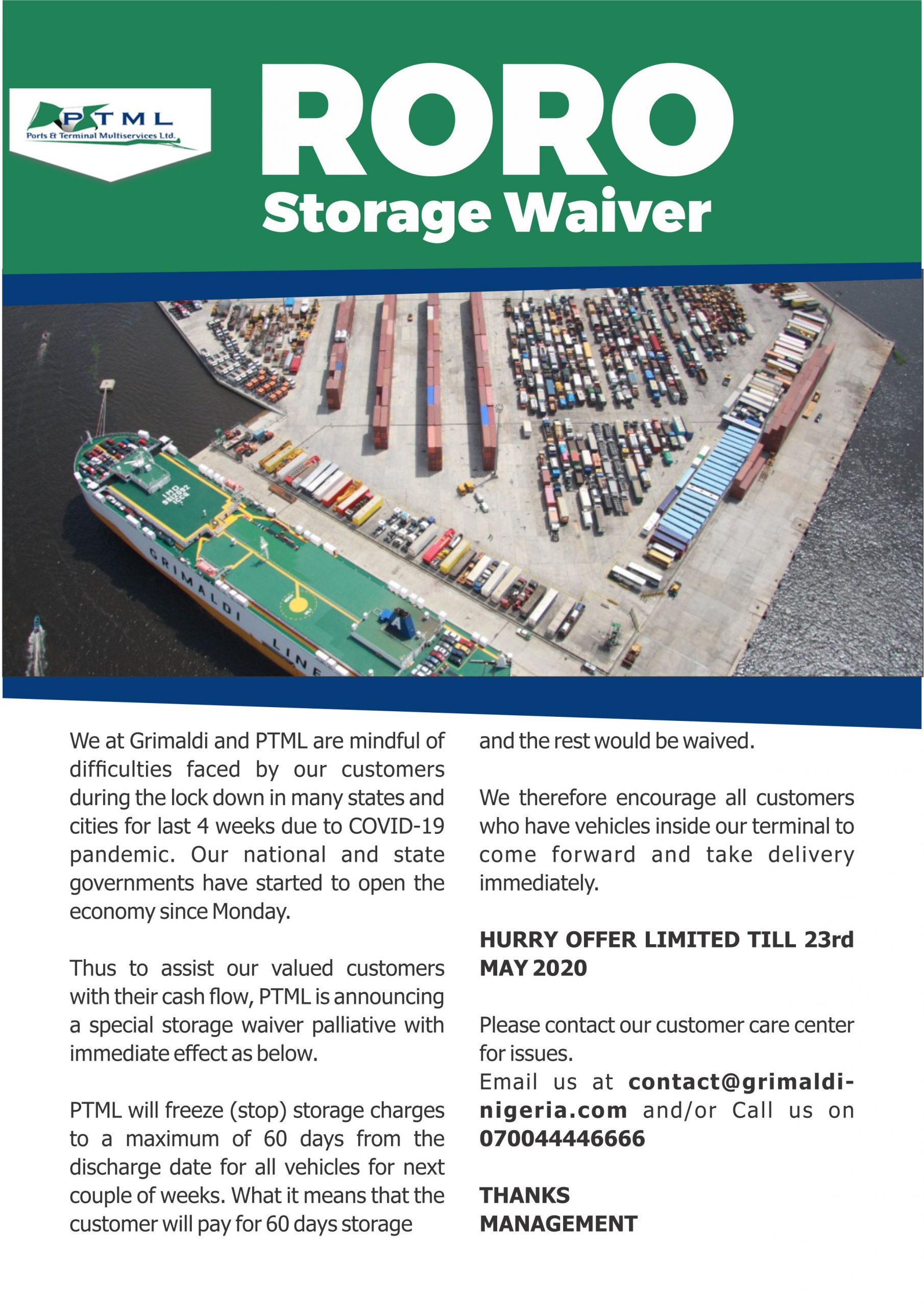 ptml advert a4 - Ships & Ports