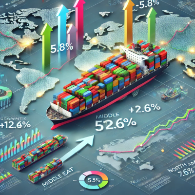 Global Seaborne Container Trade Grows by 5.8% in January - Ships & Ports